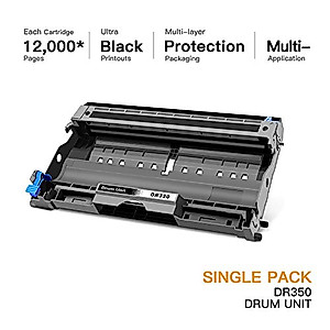 E-Z Ink (TM) Compatible Drum Unit Replacement for Brother DR350 to use with HL-2040 MFC-7420 Intellifax 2820 DCP-7020 HL-2070N MFC-7820N MFC-7220 DCP-7010 Fax-2820 Fax-2920 HL-2030 HL-2070 (1 Pack)