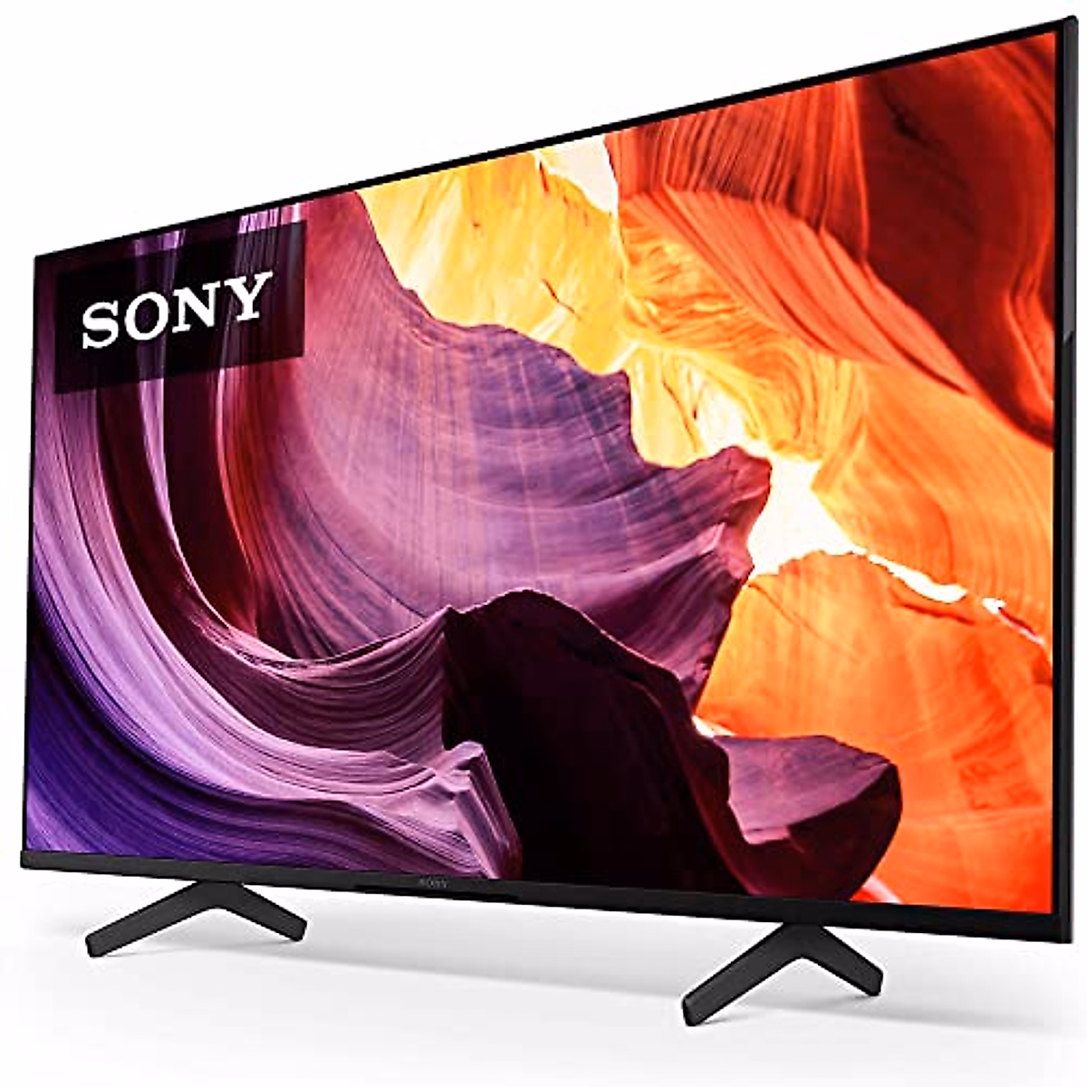 Sony KD-43X80K 43" X80K 4K Ultra HD LED Smart TV 2022 Bundle with Deco Home 60W 2.0 Channel Soundbar, 37"-100" TV Wall Mount Bracket Bundle and 6-Outlet Surge Adapter