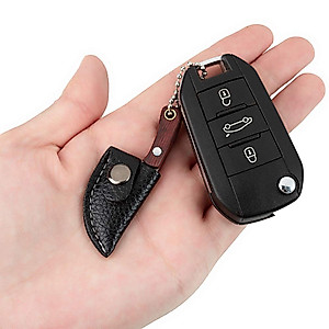 PUOSUO EDC Multi-Function Keyring Mini Pocket Knife Keychain Stainless Steel Necklace Knife-Damascus Pattern (A)