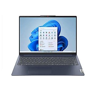 Lenovo 2023 IdeaPad Slim 5i 16" WUXGA IPS Touch Laptop 13th Intel 10-Core i7-1355U 16GB LPDDR5 512GB NVMe SSD Iris Xe Graphics HDMI WiFi AX USB-C w/DP Fingerprint Backlit KB Windows 10 Pro w/RE USB