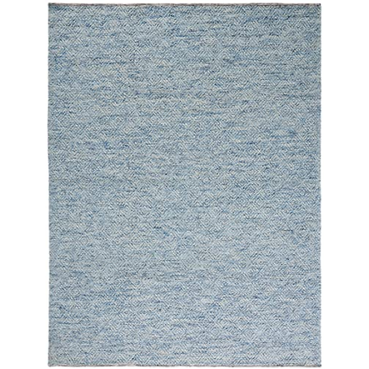 SAFAVIEH Natura Collection Area Rug - 9' x 12', Blue, Handmade Wool, Ideal for High Traffic Areas in Living Room, Bedroom (NAT503B)