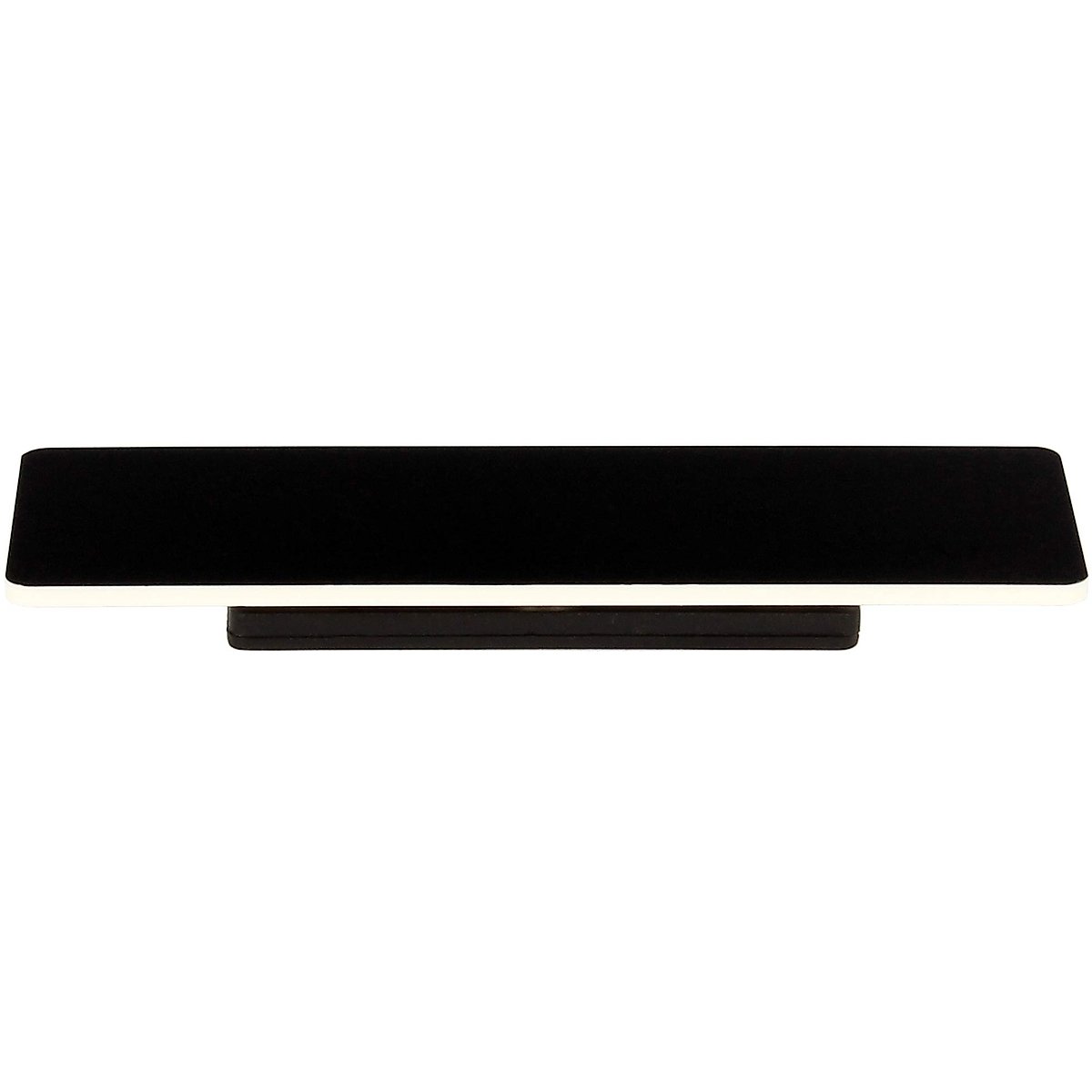 ExcelMark Blank Name Tag/Badge with Magnetic Backing - 1" x 3" (25 Pack - Black)