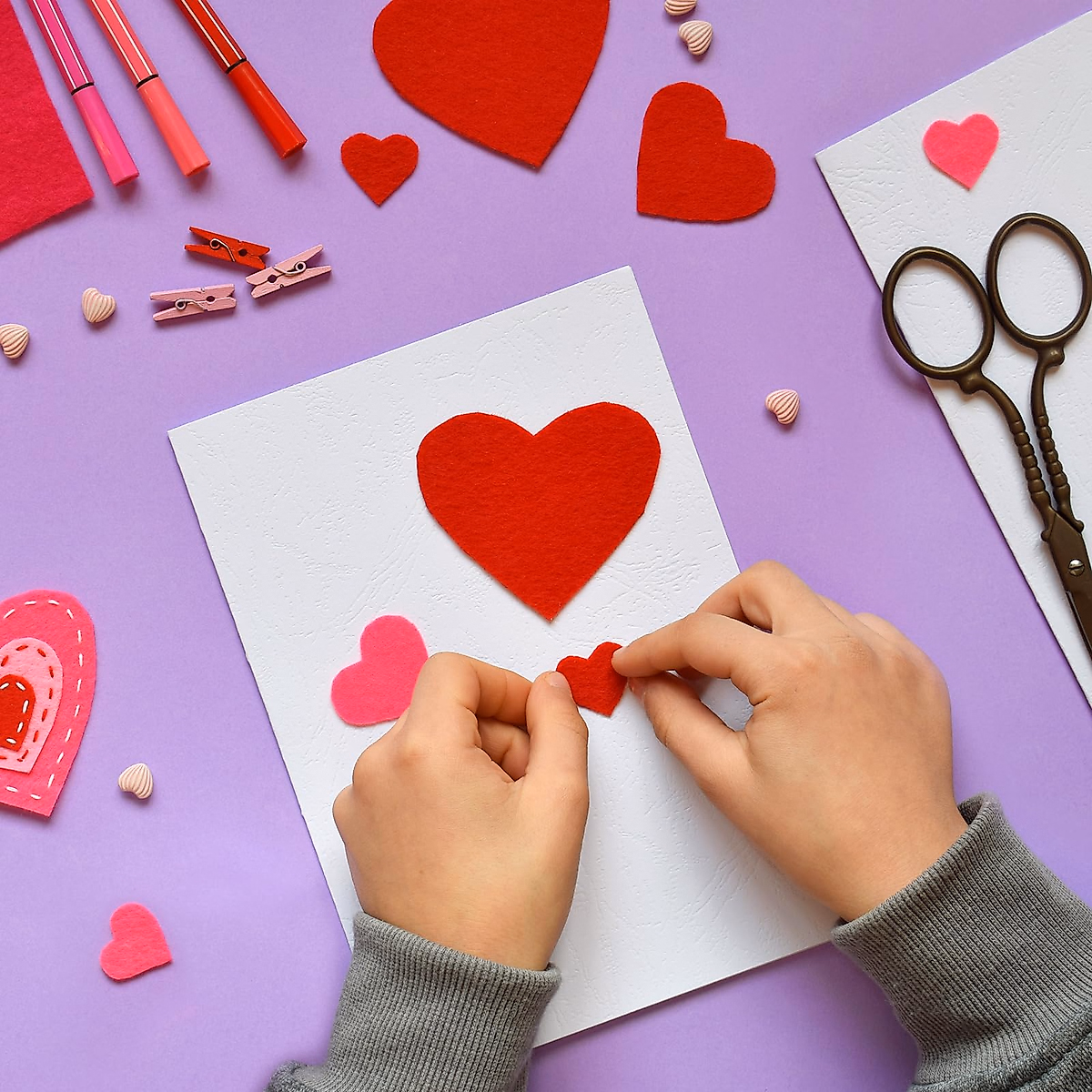 Morcheiong 36 Pcs Self Adhesive Felt Sheet Soft Felt Sheets with Adhesive Backing for Art Project and Sewing DIY Craft(11.8"x7.9"/30x20cm)- 36 Colors