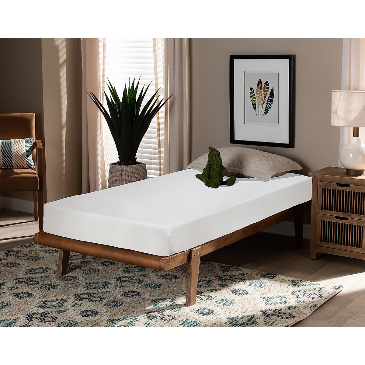 5/6/8/10/12 Inch Twin Mattress, Gel Memory Foam Mattress Pad for Cool Sleep & Pressure Relief, Medium Firm Twin Mattress for Kids, Adults, Bunk Bed, Trundle Bed, CertiPUR-US Certified (10 in, Twin)