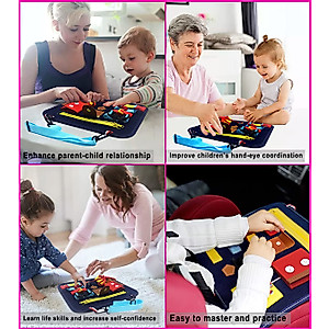 Little Titan Montessori Toys for 1 2 3 4 Year Old Toddlers Boys Girls, Board Toy Educational Learning Birthday Gifts Girls Kids Present Age 2-4