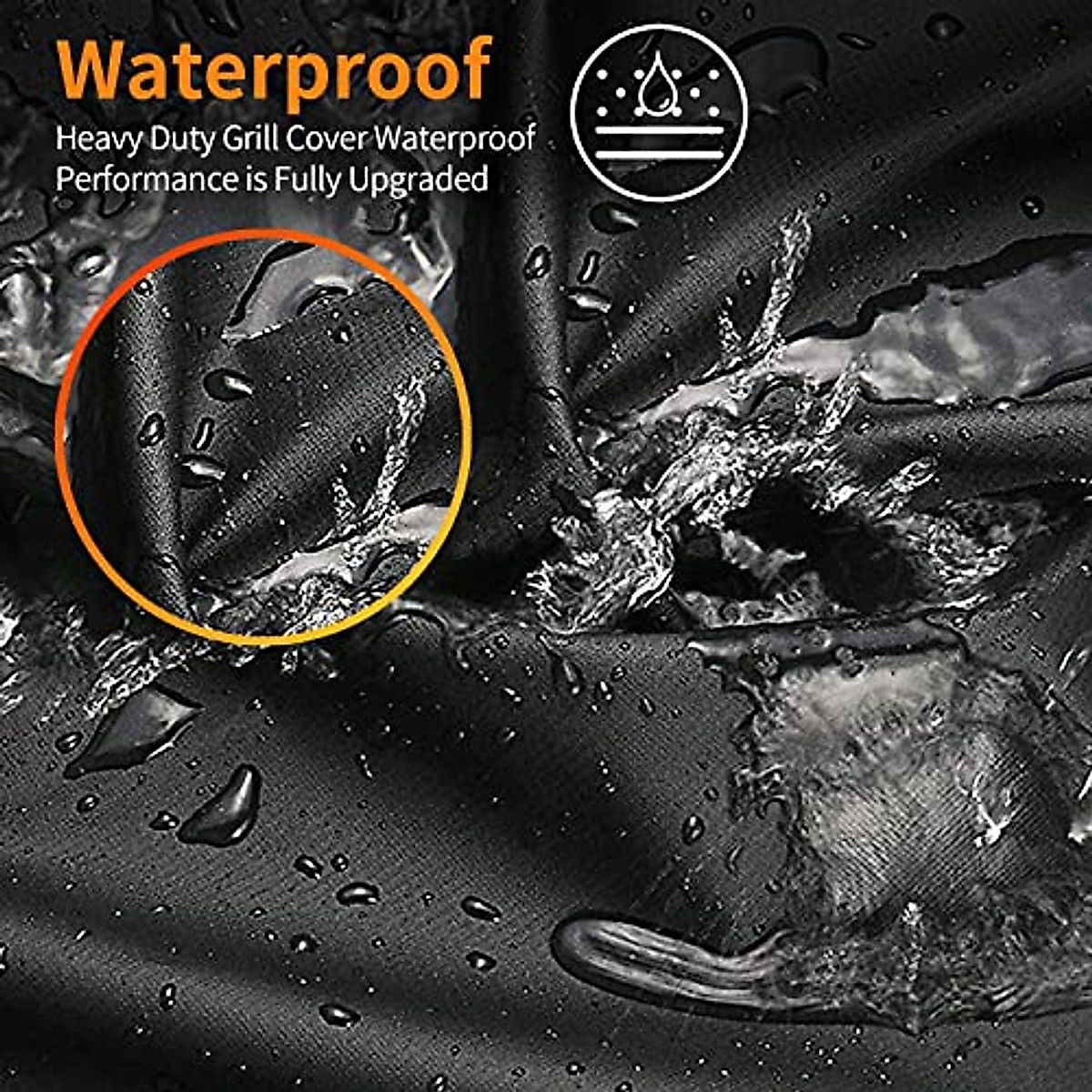 PENDEJATO BBQ Grill Cover, 420D Heavy Duty Grill Cover Rip-Proof, Outdoor Waterproof BBQ Cover,Fits of Weber Gas Grill Cover Charbroil Grill & Brinkmann Grill and More (41" L x 19" W x 40" H)