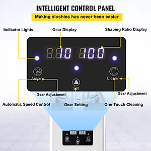 VEVOR Margarita Machine, 6L/1.6 Gallons 25 Cups Commercial Slushy Machine, Slushie Machine 300W 110V, Commercial Margarita Maker, Frozen Drink Machine for Supermarkets Cafes Restaurants Bars Home Use