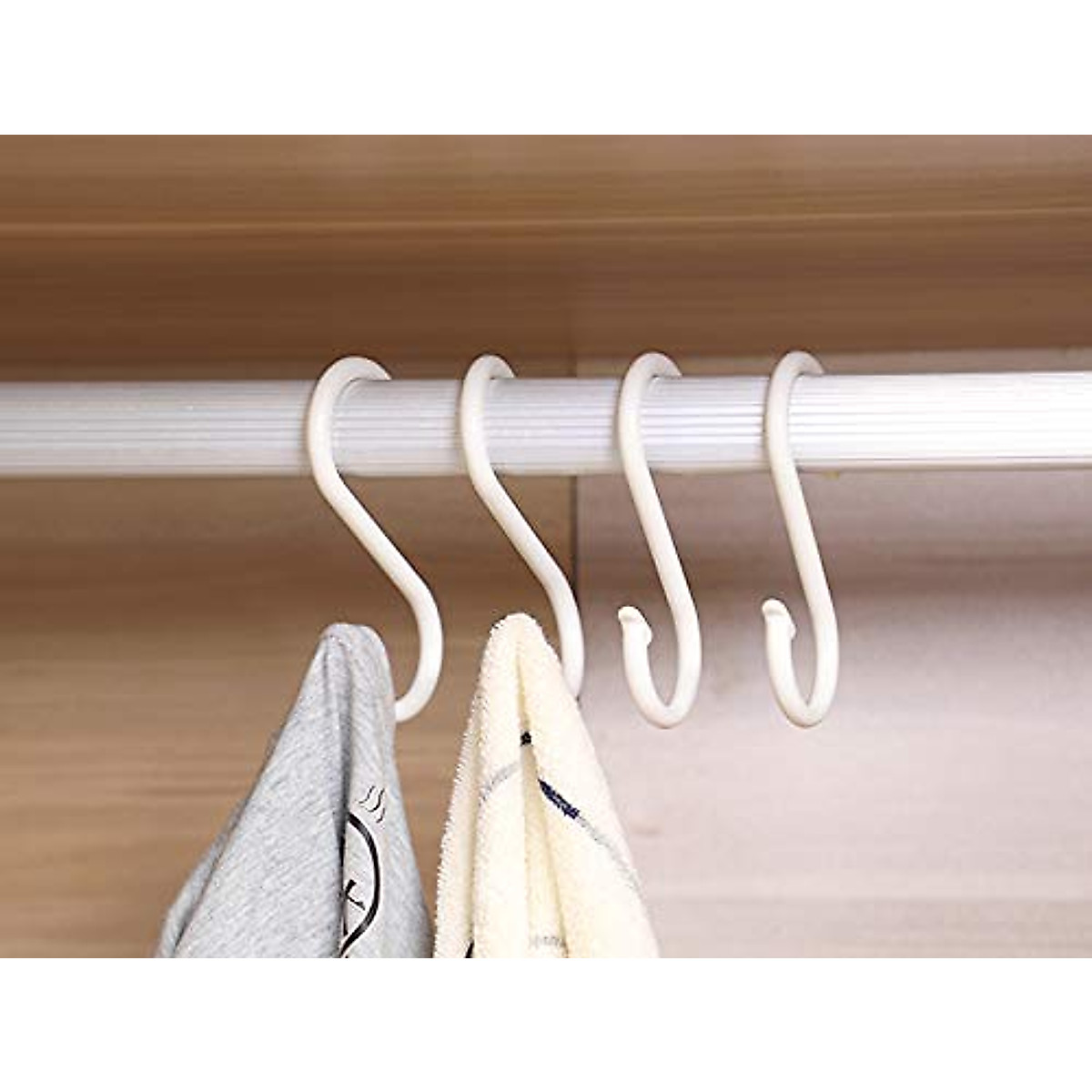 Multi Purpose Plastic Large S Shaped Hook Pack of 12