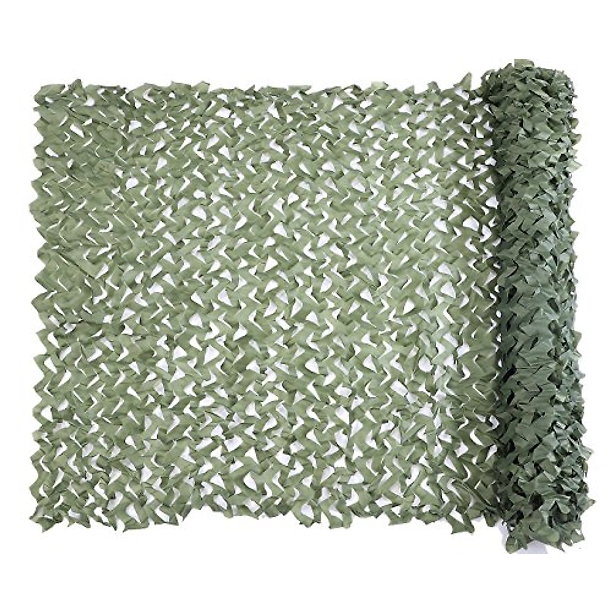 Senmortar Camo Netting, Camouflage Net Green 5 X 26 FT Military Nets Lightweight Durable Without Grid for Sunshade Decoration Hunting Blind Shooting