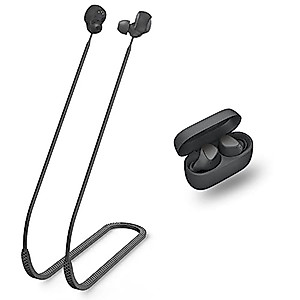 smaate Anti-Lost Strap Compatible with Jabra Elite 3 Wireless Earbuds, Soft Silicone Cord for Anti-Falling During Sports