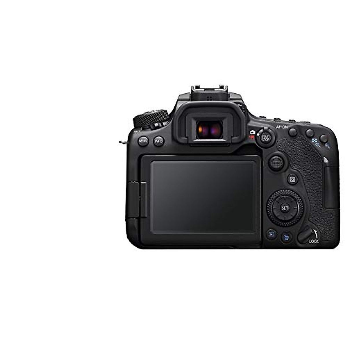 Canon DSLR Camera [EOS 90D] with Built-in Wi-Fi, Bluetooth, DIGIC 8 Image Processor, 4K Video, Dual Pixel CMOS AF, and 3.0 Inch Vari-Angle Touch LCD Screen, [Body Only], Black