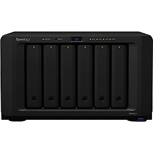 Synology DiskStation DS1621+ NAS Server for Business with Ryzen CPU, 32GB Memory, 1TB M.2 SSD, 24TB HDD, DSM Operating System, iSCSI Target Ready
