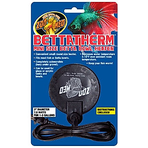Zoo Med BettaTherm Submersible Betta Bowl Heater 7.5 Watts