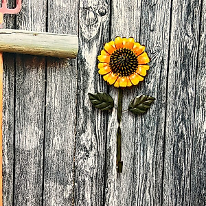 New Metal Rustic Sunflower Home Hook Great Home & Kitchen Keys, Towel, Coats, Accessories Hooks Decor,Sunflower Wall Mounted Key Holders