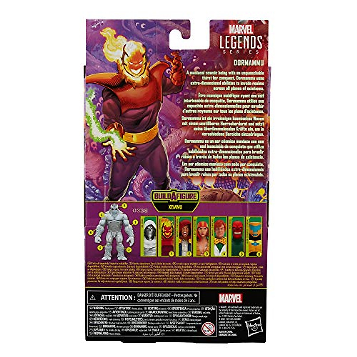 Marvel Legends Series 6-inch Collectible Action Dormammu Figure and 2 Accessories