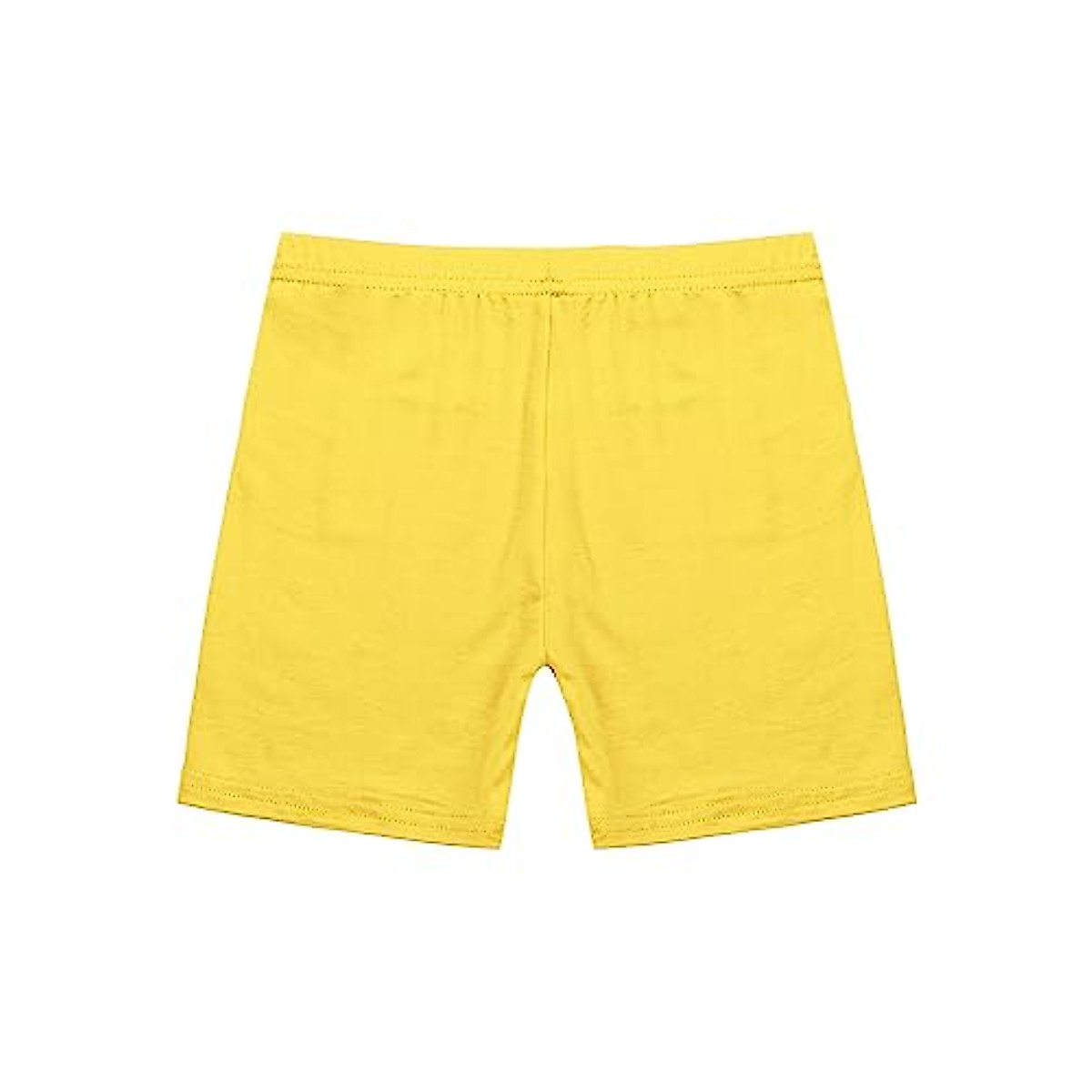 TiaoBug 6 Packs Kids Girls Soft Safety Shorts Stretchy Underskirt Pants Gymnastic Cycling Athletic Shorts Bottoms Yellow&Red&Hot Pink&Navy Blue&Black&White 5-6 Years