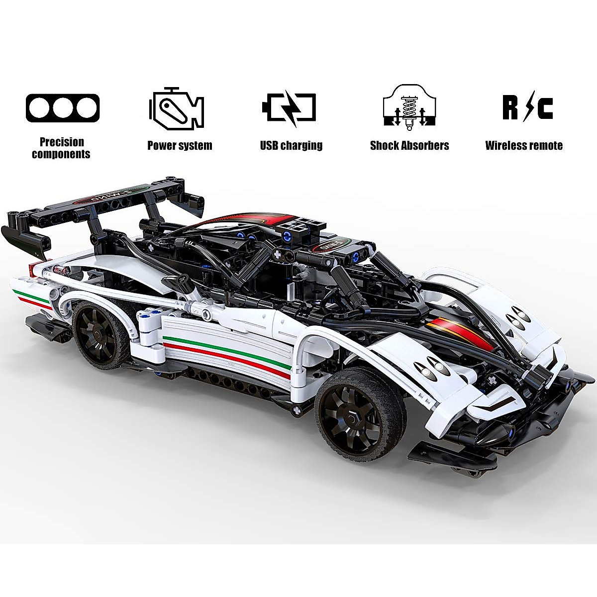 ZAYOR Toys for 6 7 8 9 10 11 12 + Year Old Boys STEM Building Sets Remote Control Race Car Educational Toys Learning Building Kits,Birthday Gifts for Kids and Adults (457Pcs)