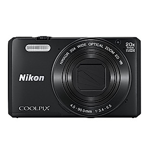 Nikon COOLPIX S7000 Digital Camera (Black) - International Version (No Warranty)