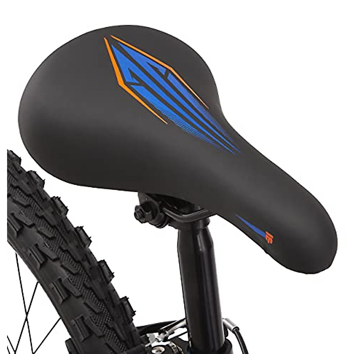 Mongoose Flatrock 21-Speed Hardtail Mountain Bike, 24-Inch Wheels, for Boys Girls Men and Women, Front Suspension, 14.5-Inch Lightweight Aluminum Frame, Blue