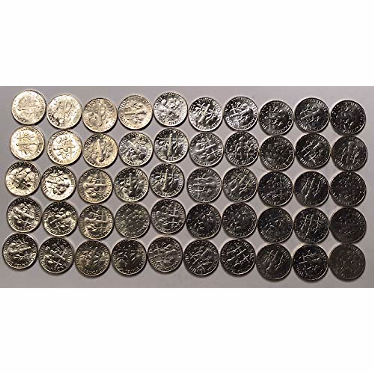 1963 P Roosevelt Dime Complete Roll Dime Seller Mint State