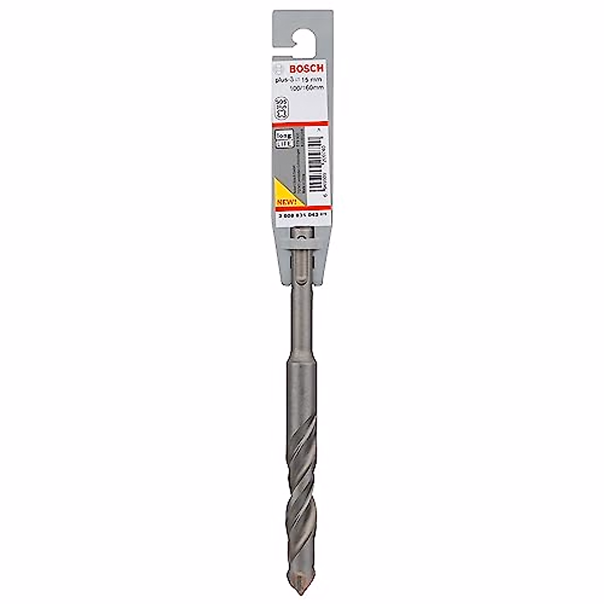 Bosch 2608831043 15x100x160mm Hammer Drill Bit SDS Plus, 3"