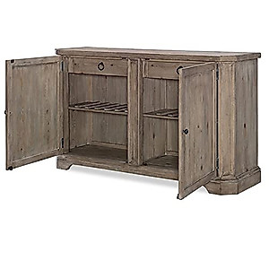 Legacy Classic Furniture Monteverdi 2 Door Buffet in Sun-Bleached Cypress Finish Wood