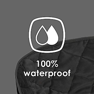 Diono Ultra Dry Seat, Child Car Seat Pad With Waterproof Liner - Potty Training Seat Pads for Infants Baby and Toddlers, Multi-Use for High Chair, Car Seats and Strollers, Machine Washable, Gray