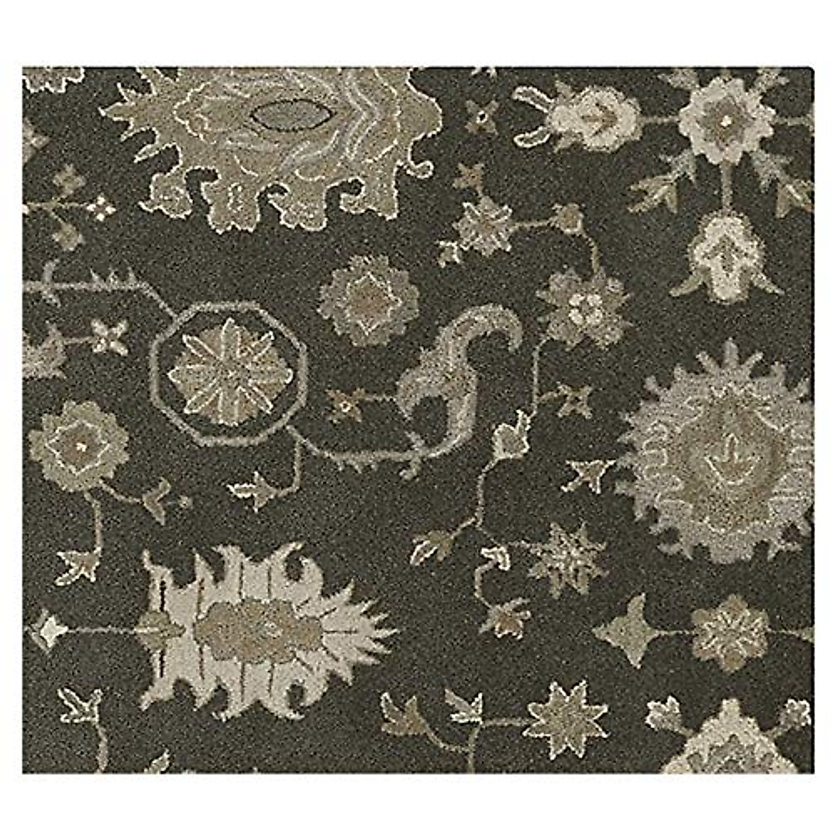 Crate and Barrel Juno Gray Traditional Persian Handmade 100% Wool Rugs & Carpets (6x9)