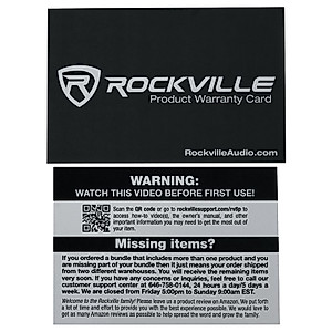 Rockville RV8P 8" 400w Car Audio Subwoofer in Vented Sub Enclosure Box - 4 Ohm,Black