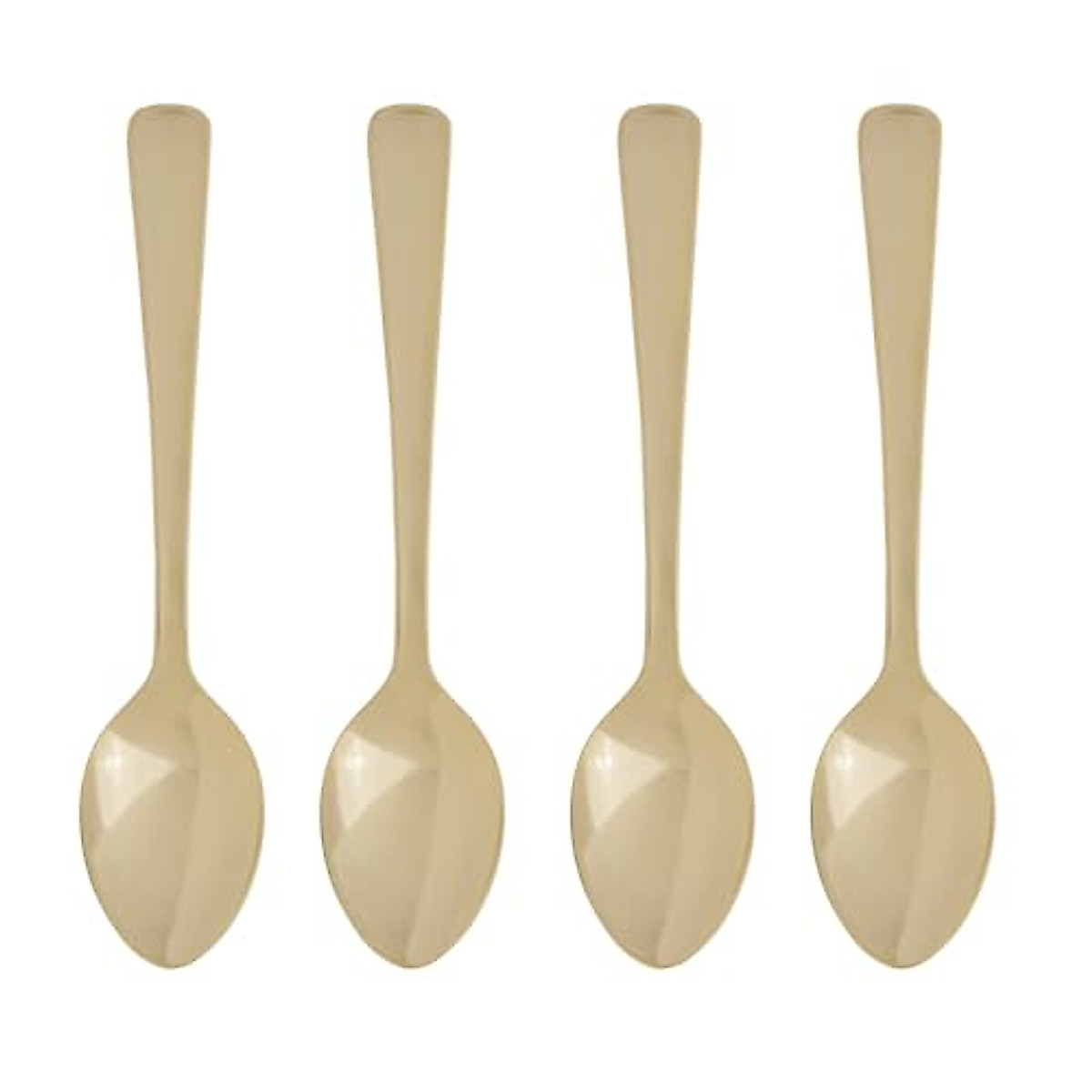 Fino Demi Spoon Set, Gold Plated Stainless Steel, Made in Japan, Set of 4