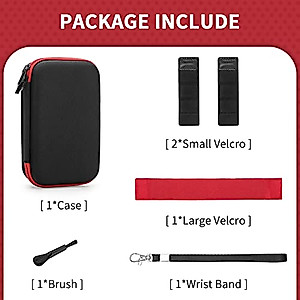 Yinke Case for Philips Norelco Multigroom Series 3000/5000, MG3750/MG5750/49 Beard Trimmer & attachments, Travel Storage Bag Hard Case Organizer (Series 3000/5000)