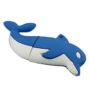 4GB Dolphin Shape USB Flash Drives Pen Drive Memoria Flash Stick PenDrives USB Flash Disk Thumb Drive U Disk USB Drive USB (Blue)