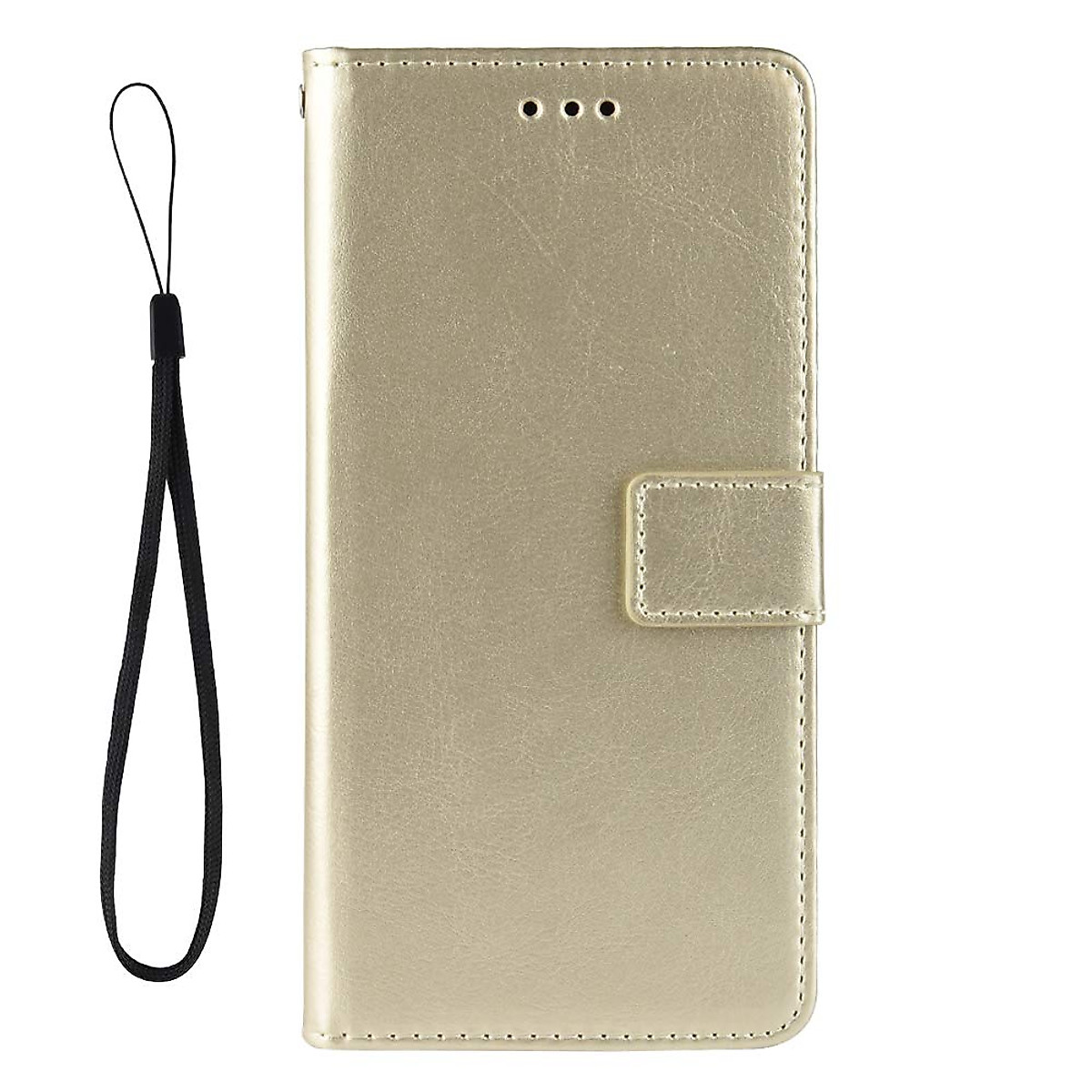 QiongNi Case for Oppo Reno 2 Case Cover,Flip Leather Wallet Cover Case for Oppo Reno 2 CPH1907 PCKM00 PCKT00 Case Gold