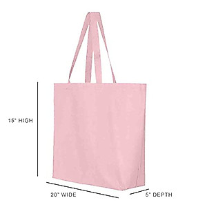 Pink Tote Bags with Black Bow - Alpha Chi Omega Tote Bag - Large Canvas Tote Bag for Women and Sisterhood