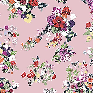 Vera Bradley Women's Fashion Head Scarf, Hope Blooms Pink, One Size