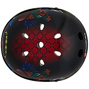 Punisher Skateboards Ranger 11 Vent Multi Sport Skateboard and BMX Helmet Youth Size Medium Includes Extra Helmet Pads, black (9213)