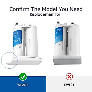 Waterdrop Replacement for Frigidaire® & Electrolux® WF2CB®, PureSource2®, NGFC 2000, FC100, Kenmore® 9916, EWF2CBPA®, 1004-42-FA Refrigerator Water Filter