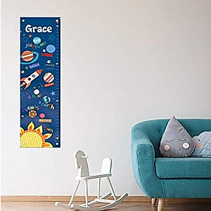 Personalized Growth Chart for Kids, Outer Space - I See Me!