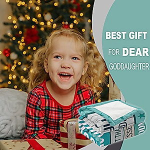 Goddaughter Gifts from Godmother, to My Goddaughter Gifts, Valentines Day Goddaughter Gifts, Gifts for Goddaughter, Best Gifts for Goddaughter, Unique Goddaughter Birthday Gifts Ideas Blanket 50"x60"