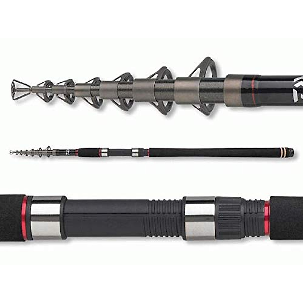 Daiwa Sweepfire Tele SWT 90G, 3 Meters, 9.84ft, 40-90 Grams, 7 Parts, Tele-Allround Fishing Rod, 11420-304