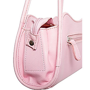 Small Double Handle Hobo Pink Women Handbag By Handbags For All