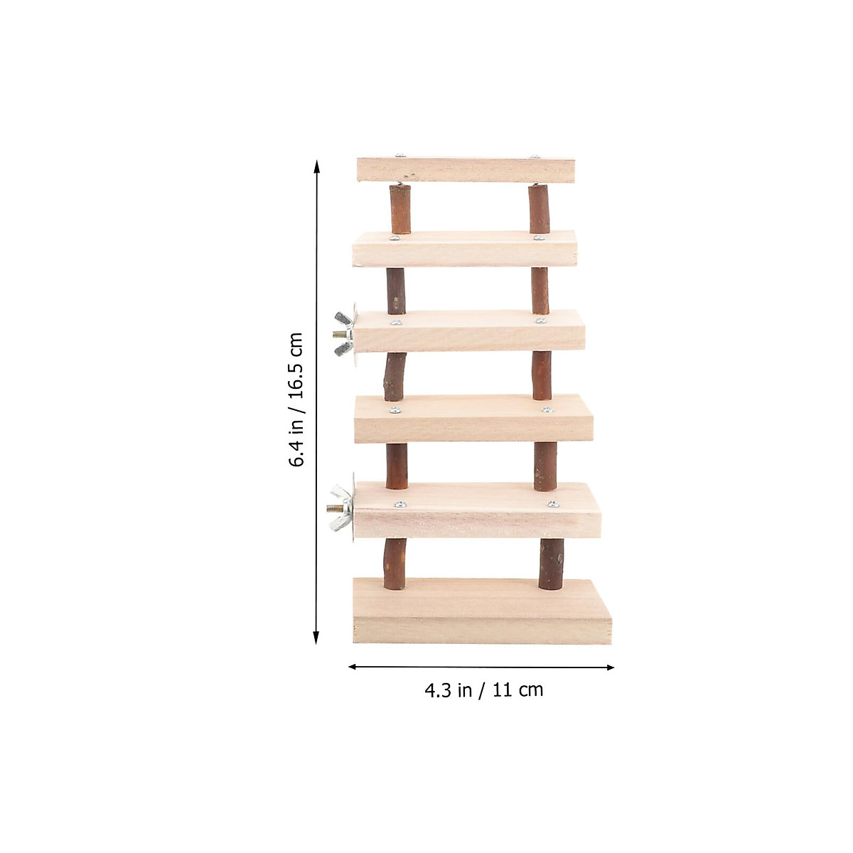Ipetboom Hamster Climbing Ladder Reusable Hamster Ladder Hamster Wood Ladder Small Animal Ladder Chinchilla Climbing Toy Rat Ladders Chinchilla Climbing Ladder Chinchilla Ladder Toys