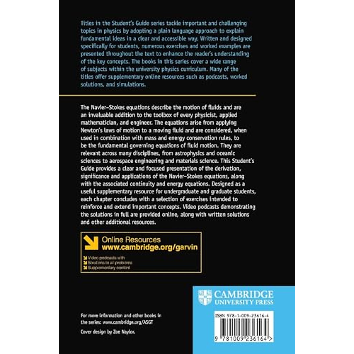 A Student's Guide to the Navier–Stokes Equations (Student's Guides)