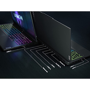 Lenovo Legion Pro 5 2023 Gaming Laptop 16" WQXGA IPS 165Hz LCD 8-Core Ryzen 7-7745HX 32GB DDR5 2TB SSD NVIDIA GeForce RTX 4060 8GB GDDR6 Wi-Fi 6E RGB Backlit Keyboard Windows 10 Home w/ONT 32GB USB
