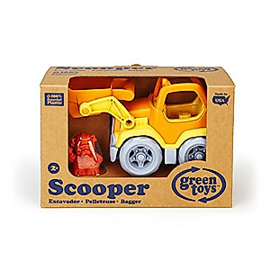 Green Toys Scooper Construction Truck, Yellow/Orange