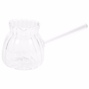 IMIKEYA Milk Cup Turkish Coffee Maker Tea Milk Espresso Creamer Housewarming Butter Melting Pot Beverage Serveware Coffee Pitcher Mug Milk Frother Cup Pull Flower Cup Vintage Glass