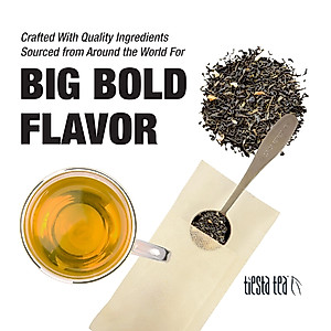 Tiesta Tea - Chinese Jasmine | Loose Leaf | Classic Jasmine Green Tea | Premium Blend | Medium Caffeinated Green Blend | Make Hot or Iced & Brews Up to 25 Cups | 1.8 Ounce Resealable Pouch