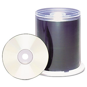 Maxell CD-R Discs 700MB/80 min 48x Spindle Printable Matte White 100/Pack MAX648720