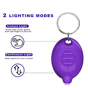 Daemson Invisible Ink Pen, Spy Pen with 9 PCS Mini UV LED Keychain Flashlight, Disappearing Ink Magic Pen with Black Light Markers for Secret Notes, Fit for Christmas Halloween Holiday Gifts (9 PCS)