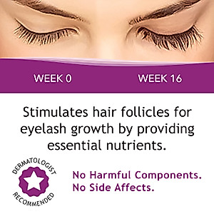 FEG Pro Advanced Specially Formulated Extra Strength Natural Eyelash Enhancer Serum for Growing Naturally Thicker, Fuller, Longer, and Seductive Eyelashes | 3ml | Stimulates Eyelash Growth